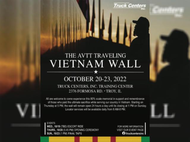 American Veterans Traveling Tribute’s Vietnam Wall Will Be In Troy Oct ...