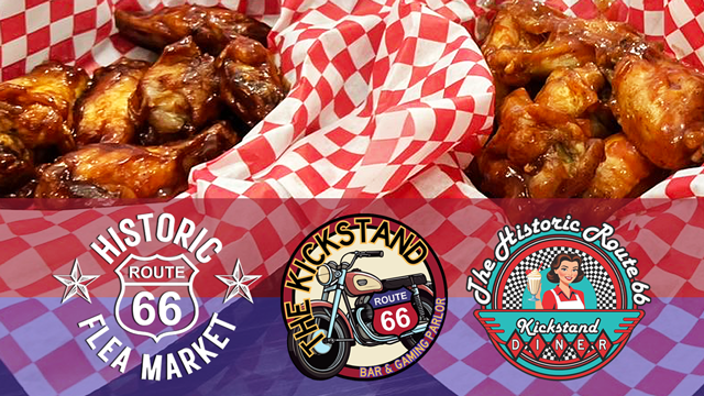 6 for $6 Wings offered by Historic Route 66 Flea Market | RiverBender.com