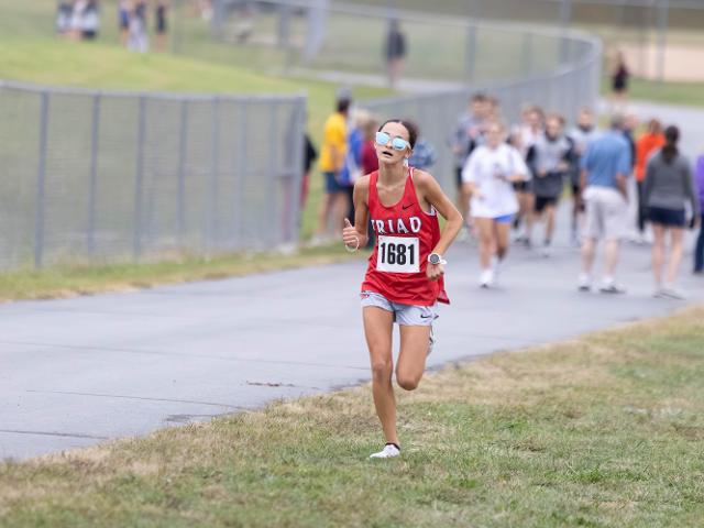 Triad's Emberlie Goins Triumphs In Madison County Cross Country Girls ...