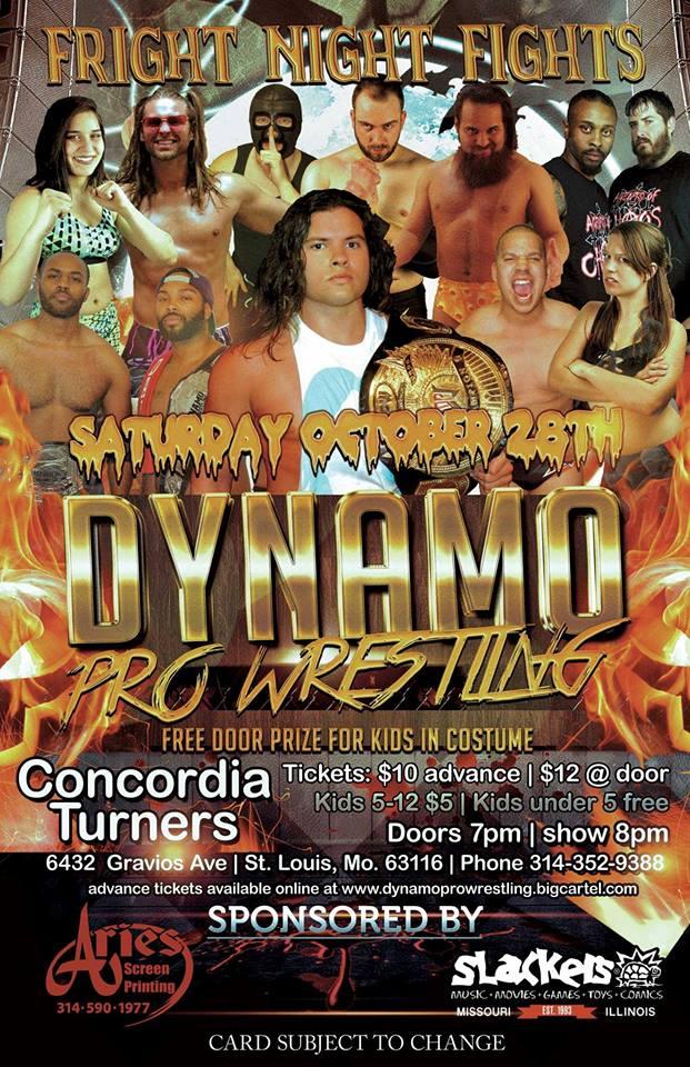 Dynamo Pro Wrestling brings "Fright Night Fights" to the Concordia ...