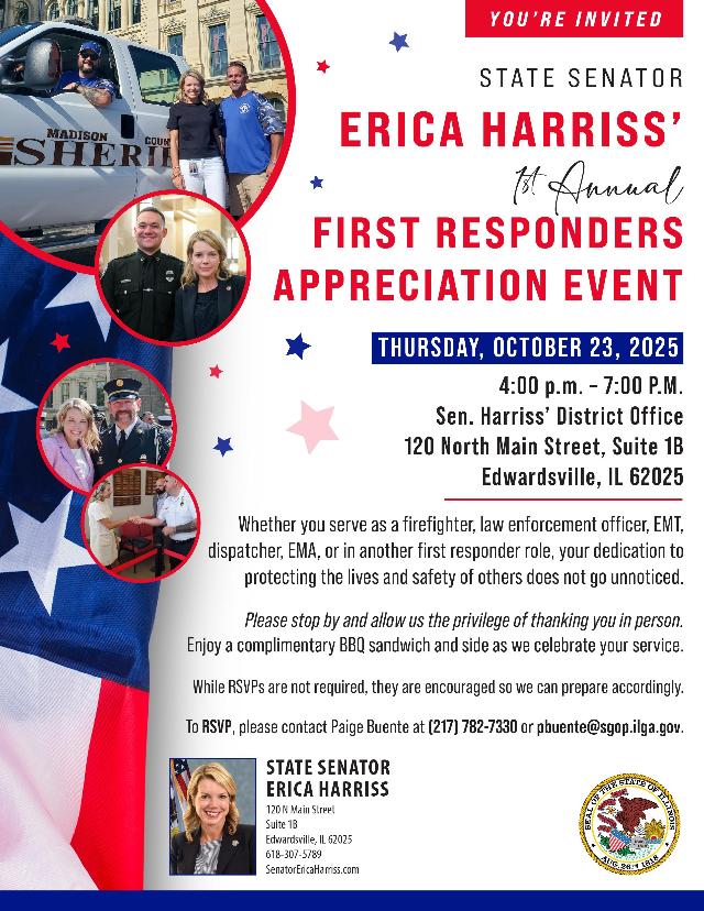 State Senator Erica Harriss to Celebrate Local Heroes at First Annual ...
