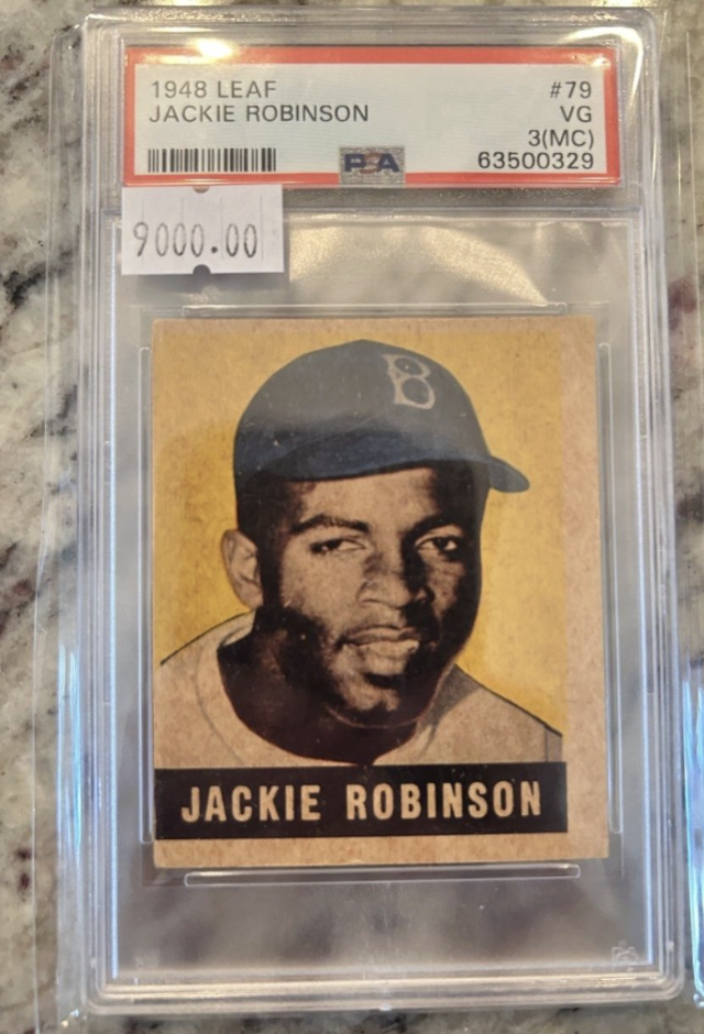 Stolen 1948 Jackie Robinson Baseball Card Worth $9,000 Recovered ...