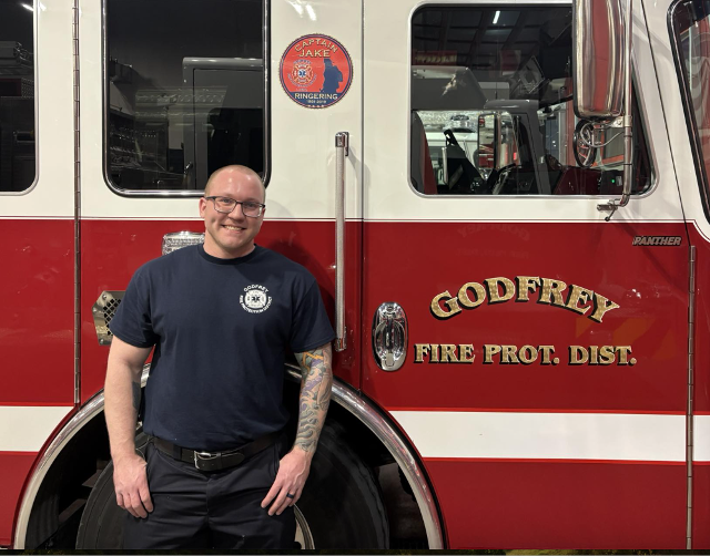 Godfrey Fire District Welcomes New Probationary Firefighter ...