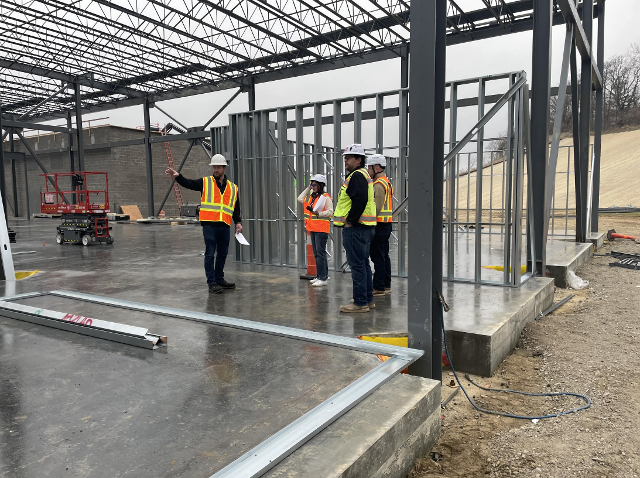 Leader Stuart Tours Collinsville Area Vocational Center Expansion Site ...