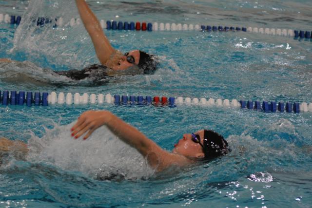 Chuck Fruit Aquatic Center hosts first Division I college swim meet ...