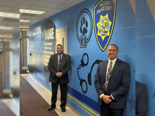 Colorful Mural Transforms Alton Police Department Hallway | RiverBender.com