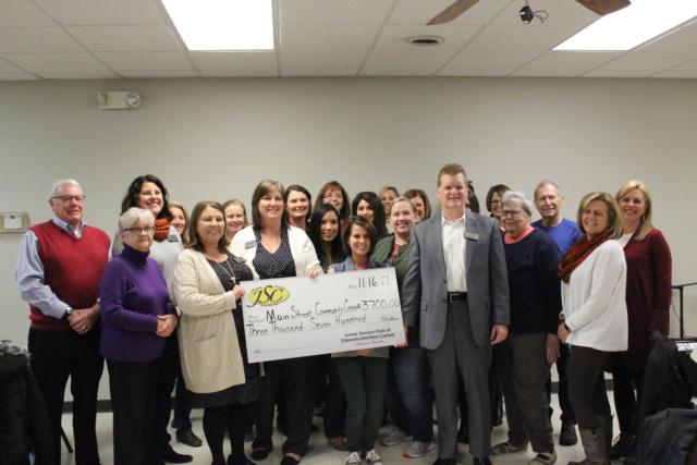 Main Street Community Center receives large contribution from Junior ...