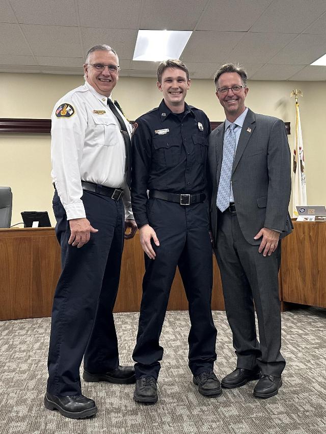 Edwardsville Fire Department Welcomes New Firefighter, Promotes Cruz To ...