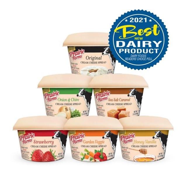 Prairie Farms Small Batch Cream Cheese Spreads Voted 2021’s Best New ...