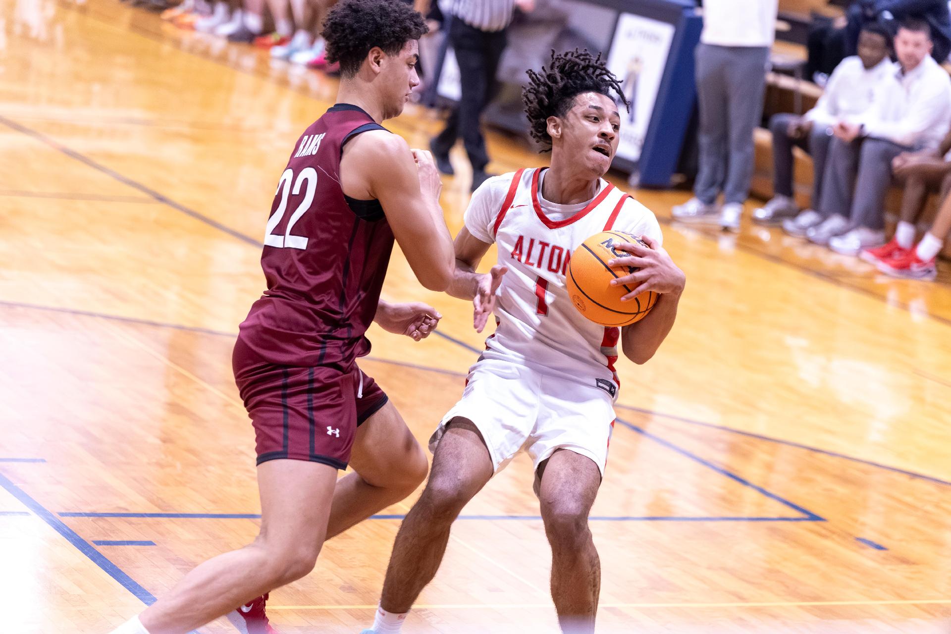 Alton Boys Basketball Wins Big Over MICDS, Also Stops Collinsville In ...