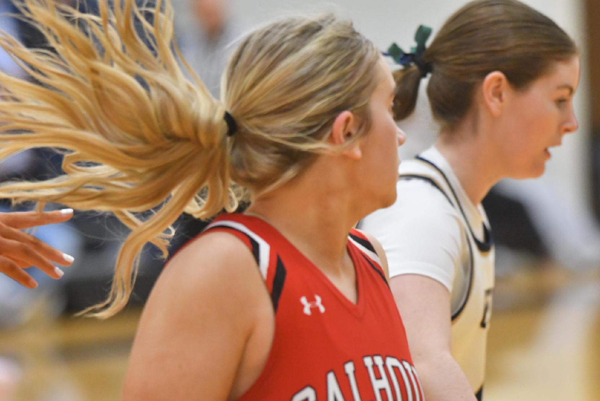 Anna Eberlin Scores 15 Points to Lead Calhoun 38-34 Victory Over ...