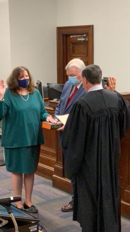 Amy Maher Is Sworn In As Circuit Judge of the Third District, Follows Grandfather's Footsteps ...