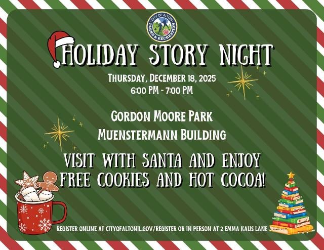 Alton Parks and Recreation Announces "Holiday Story Night" with Santa ...