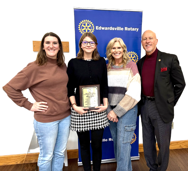 Edwardsville Rotary Names Maya Hatch Student of December | RiverBender.com