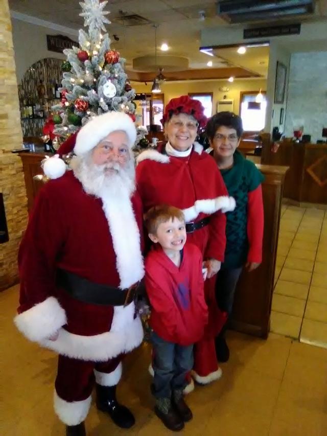 One of Santa's helpers tries to spread joy not only at Christmas time ...
