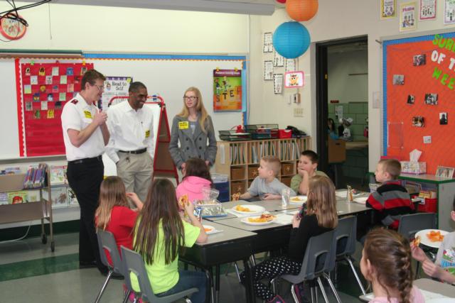 Salvation Army shows appreciation to students at Central Elementary in ...