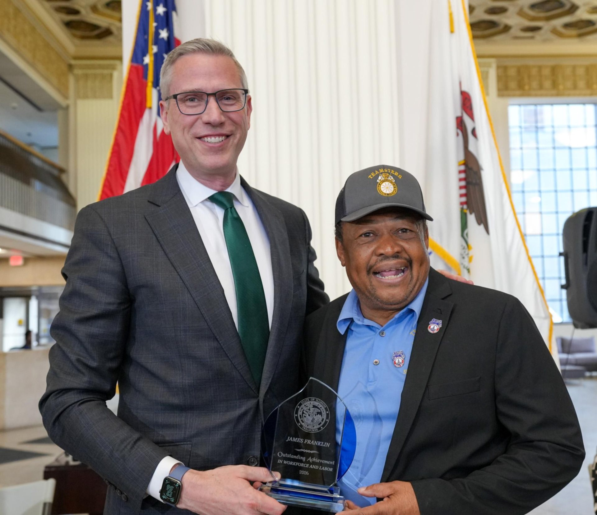 State Treasurer Michael Frerichs Presents Awards to Downstate Leaders ...