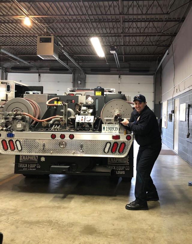 Back in the Saddle: Godfrey Firefighter Luke Warner Returns After Year ...