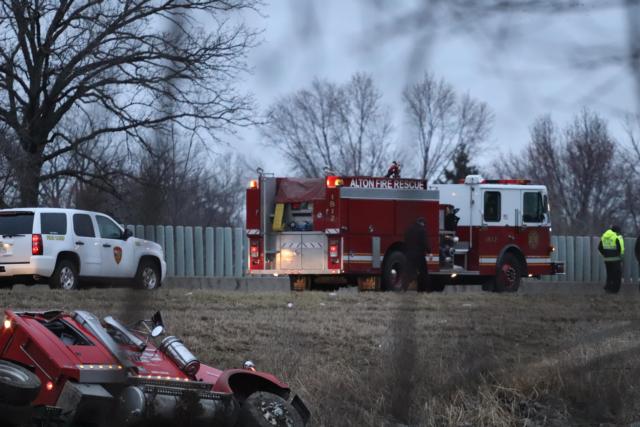 Madison County HAZ-MAT Team Works Scene of Tanker Spill in Alton, Some ...
