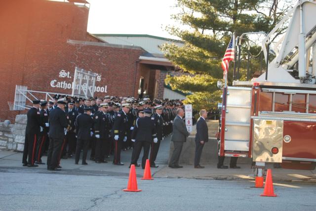 First Responders, Hundreds of Others Pay Respects for Heroic Fire Capt ...