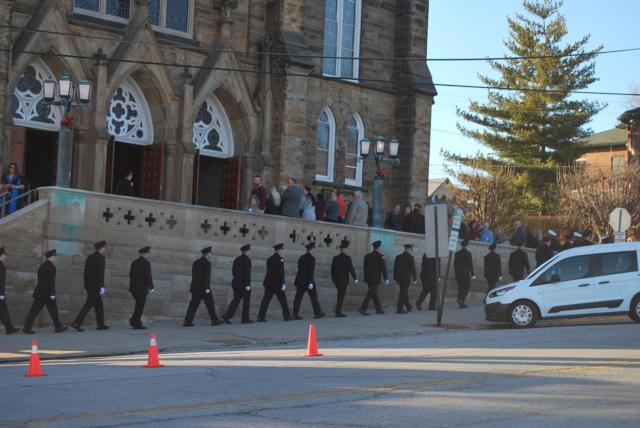 First Responders, Hundreds of Others Pay Respects for Heroic Fire Capt ...