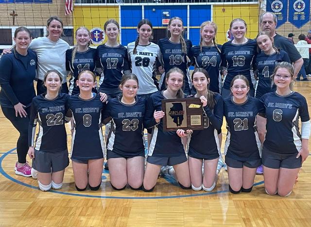 St. Mary’s Girls Volleyball Chargers Secure Regional Title and Advance ...