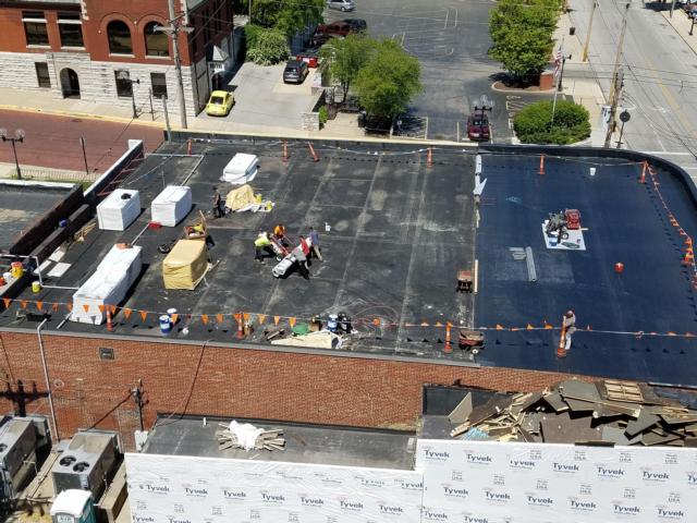 Reading under a new roof: Hayner replacing ageing rubber covering ...