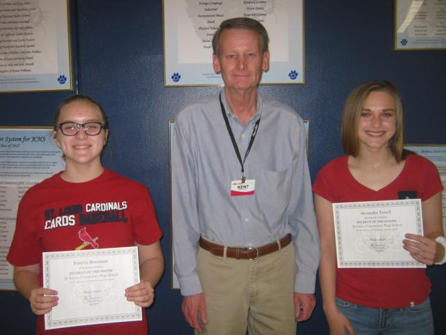 Pamela Mossman and Alexandra Towell chosen as Shop N Save Students of ...