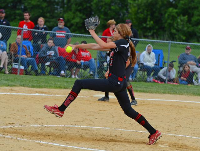 Grace Baalman tosses another gem to lead Warriors to softball ...