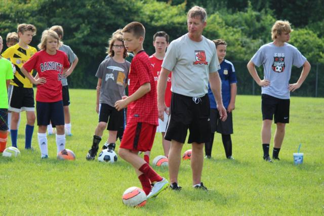 Young athletes strive to learn fundamentals at soccer camp ...