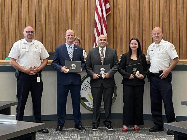 Three Officers Receive Promotions In Belleville Police Department ...