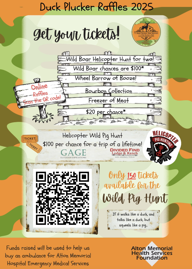 Online Raffles Benefit Duck Pluckers Ball | RiverBender.com