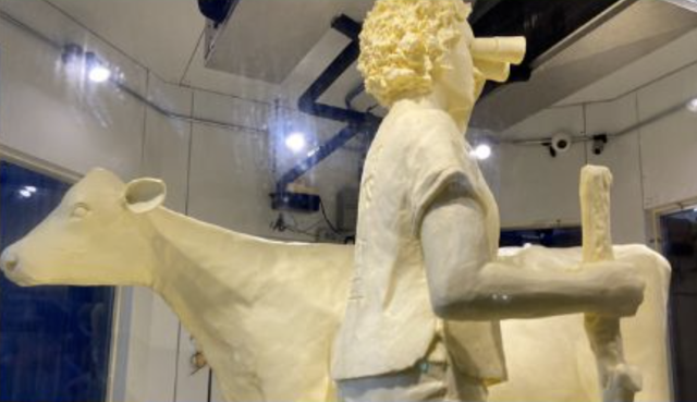 2025 Illinois State Fair Butter Cow Unveiled | RiverBender.com