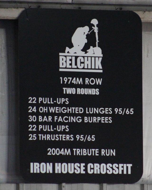 Local Iraq war hero Chris Belchik honored in annual hero workout ...