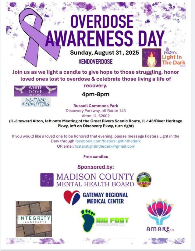Foster's Light in the Dark to Promote Hope at Overdose Awareness Day ...