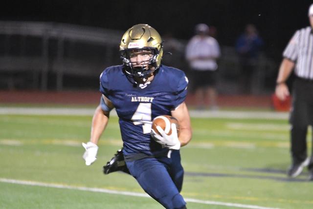 Brown Scores Three Touchdowns: Althoff Crusaders Secure 42-26 Victory ...
