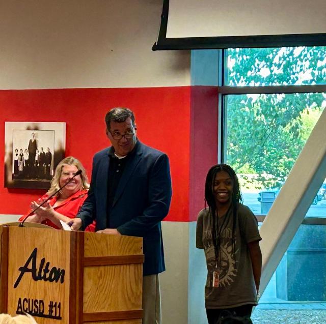 Alton Board of Education Celebrates September's Optimist Students of ...