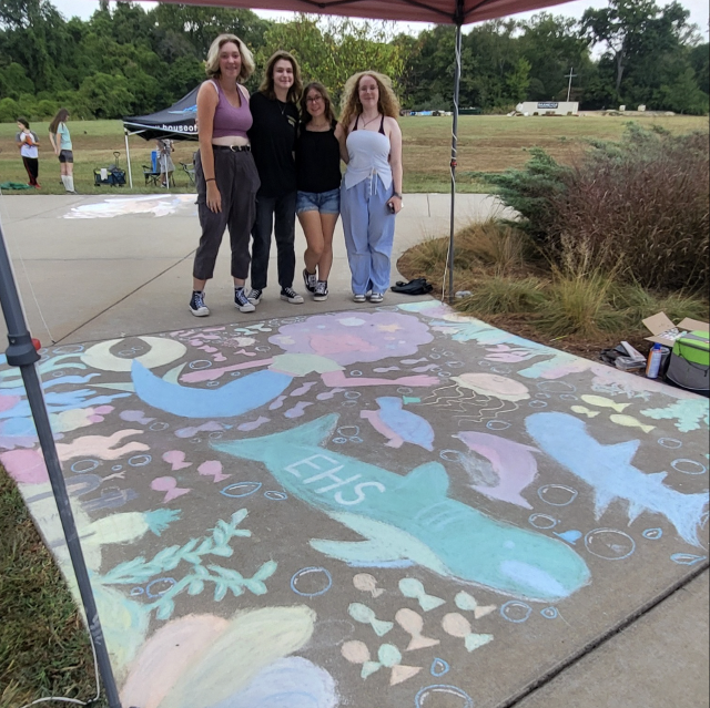 Edwardsville Students Win Top Honors At Glen Carbon Chalk Art Contest ...