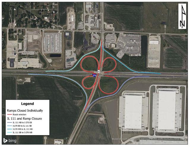 New I-270/Illinois 111 Interchange Opens Today In Madison County ...