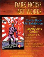 Comic Book Art Exhibition in the East Gallery at Jacoby Arts Center ...